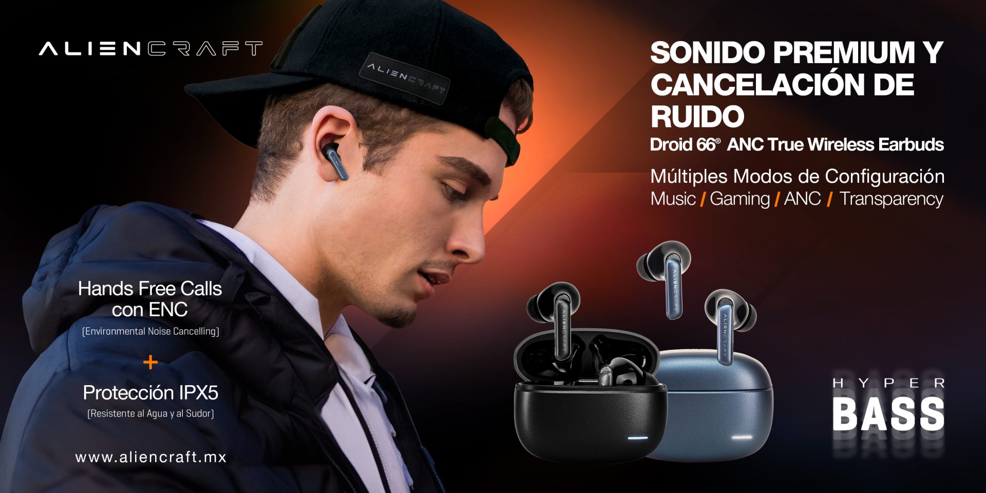Aliencraft presenta la gama de audífonos DROID66 - FILTER México
